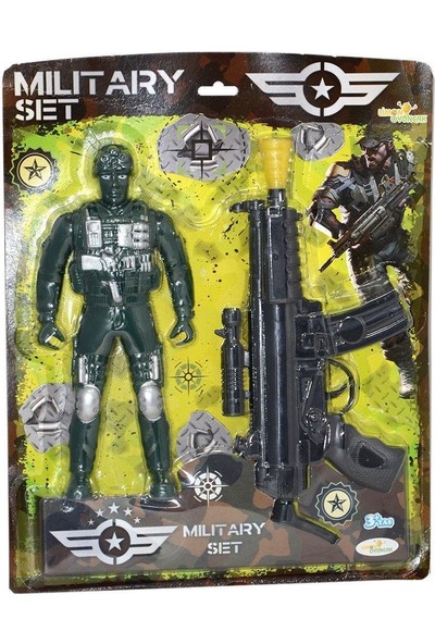 Limon Oyuncak LMN116 Limon, Silahlı Asker Seti Limon Oyuncak LMN116 Limon, Silahlı Asker Seti