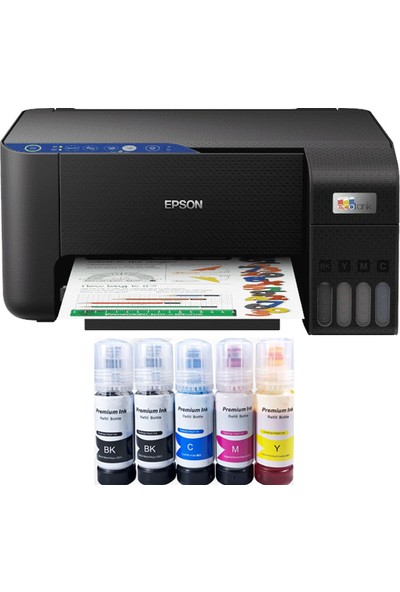 Epson L3250 Tanklı Fotokopi/tarama/yazıcı/wifi Yazıcı 4 Renk Bitmeyen Kartuşlu Epson L3250 Tanklı Fotokopi/tarama/yazıcı/wifi Yazıcı 4 Renk Bitmeyen Kartuşlu