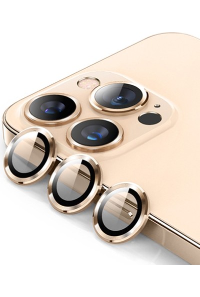 ally mobile Ally Apple iPhone 13 Pro -13 Pro Max 3D Metal Çerçeveli Kamera Lens Koruyucu ally mobile Ally Apple iPhone 13 Pro -13 Pro Max 3D Metal Çerçeveli Kamera Lens Koruyucu
