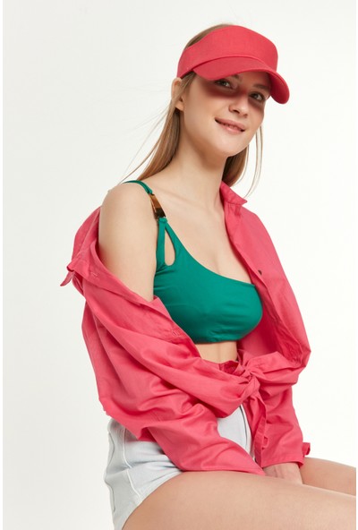 Axesoire 13363 Koyu Fuşya Tenisçi Şapkası Nwvizör