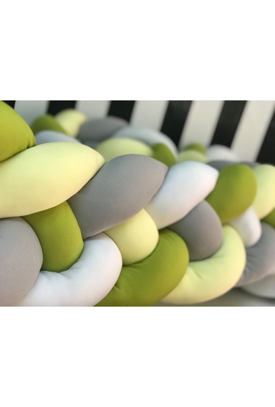 Nova Örgü Koruma 500 cm Dörtlü Örgü KORUMA/90X190 Montessori Yatak Koruyucu