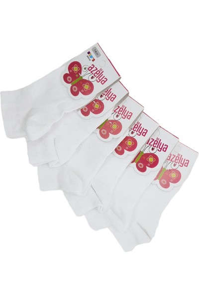 Black Arden Socks 6 Çift 7-8 Yaş Beyaz Renkli Kız Çocuk Patik Çorap BT-0598 Black Arden Socks 6 Çift 7-8 Yaş Beyaz Renkli Kız Çocuk Patik Çorap BT-0598
