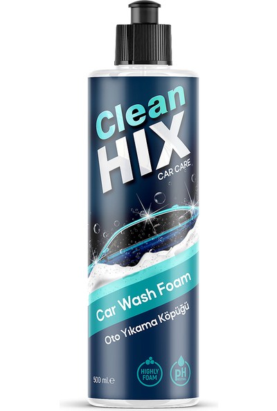 Clean Hix Car Care Oto Yıkama Şampuanı Ph Nötr 500 ml Clean Hix Car Care Oto Yıkama Şampuanı Ph Nötr 500 ml