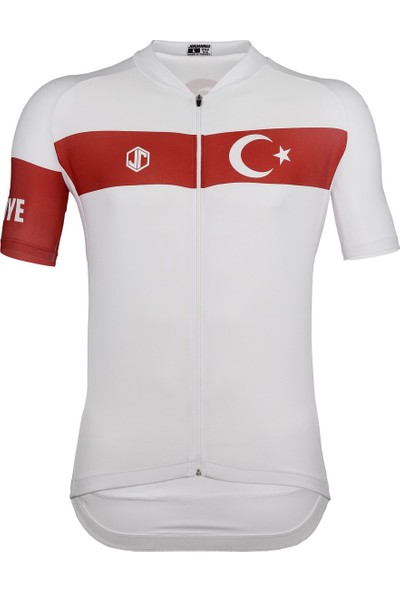 Jordanred Beyaz Türkiye Bisiklet Forması