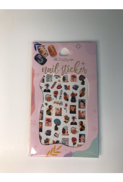 Konaklı Tırnak Sticker Nail Art Konaklı Tırnak Sticker Nail Art