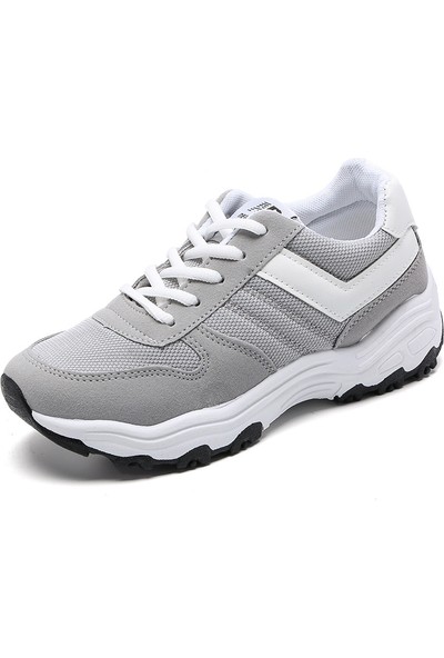 Moonlight Ilkbahar ve Sonbahar Kadın Ayakkabısı Yeni Örgü Spor Ayakkabı (Yurt Dışından)