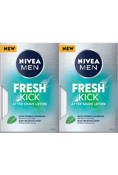 Nivea Men Fresh Kick Tıraş Sonrası Losyon 100 ml x 2