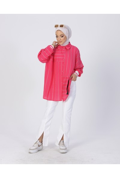 New Nice Önden Yırtmaçlı Pantolon