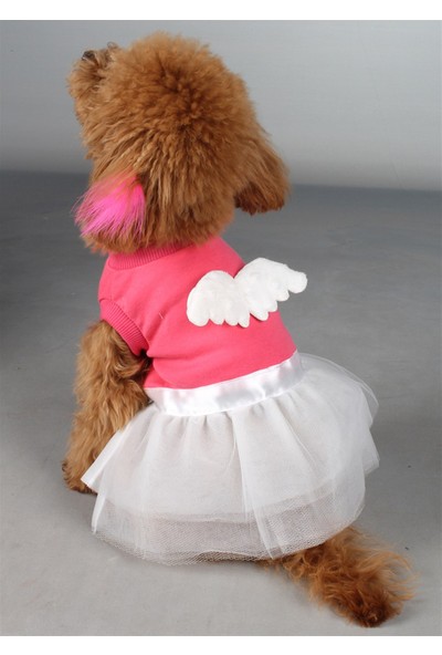 Max Design Melek Kanatlı Tütü Pet Elbise - Köpek ve Kedi Kıyafeti Max Design Melek Kanatlı Tütü Pet Elbise - Köpek ve Kedi Kıyafeti