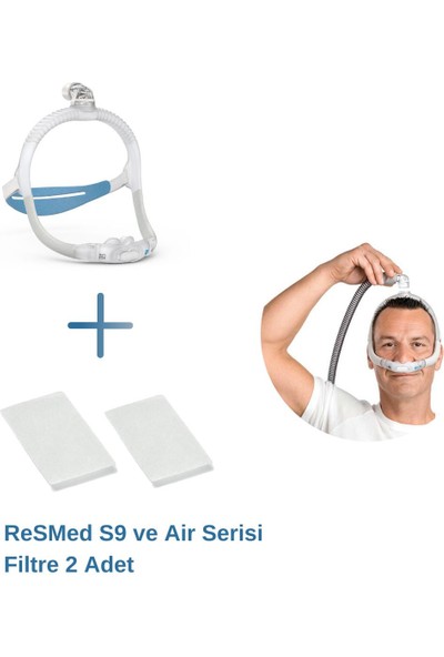 Resmed Airfit P30ı Cpap Burun Yastık Maskesi (Std)+Resmed S9 Ve Air Serisi Filtre 2’Li Paket Resmed Airfit P30ı Cpap Burun Yastık Maskesi (Std)+Resmed S9 Ve Air Serisi Filtre 2’Li Paket