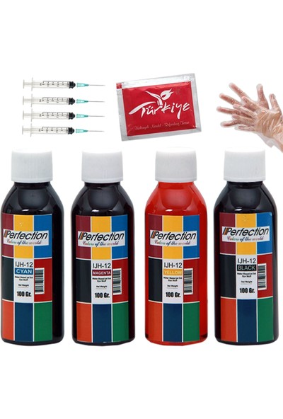 Perfection Hp Business Inkjet Uyumlu Kartuş Dolum Seti 4 x 100 ml Perfection Hp Business Inkjet Uyumlu Kartuş Dolum Seti 4 x 100 ml
