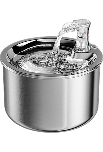 Oumo Otomatik Kedi Su Pınarı 2l - Gümüş (Yurt Dışından) Oumo Otomatik Kedi Su Pınarı 2l - Gümüş (Yurt Dışından)