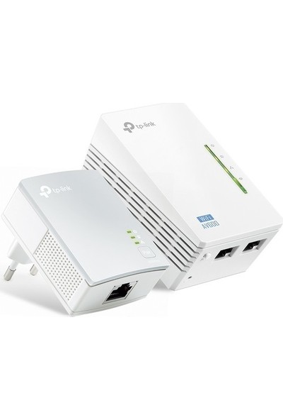 Tp-Link TL-WPA4220KIT 300MBPS AV600 Wi-Fi Powerline Extender Başlangıç Kiti Tp-Link TL-WPA4220KIT 300MBPS AV600 Wi-Fi Powerline Extender Başlangıç Kiti