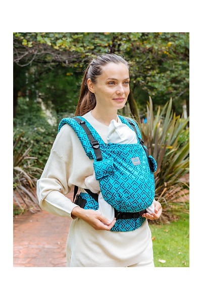 Mababy Bebek Taşıyıcı Kanguru, Organik Pamuk, Ergonomik, Civra, Turkuaz Mababy Bebek Taşıyıcı Kanguru, Organik Pamuk, Ergonomik, Civra, Turkuaz