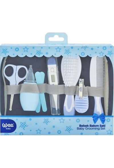 Wee Baby Bebek Bakım Seti 7'li Mavi