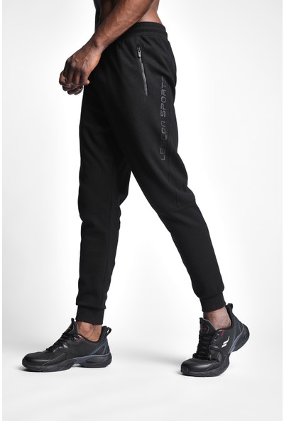 Lescon Siyah Erkek Eşofman Altı 22Y-1167