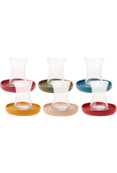 Karaca Yakamoz 6 Kişilik Çay Seti 175 ml