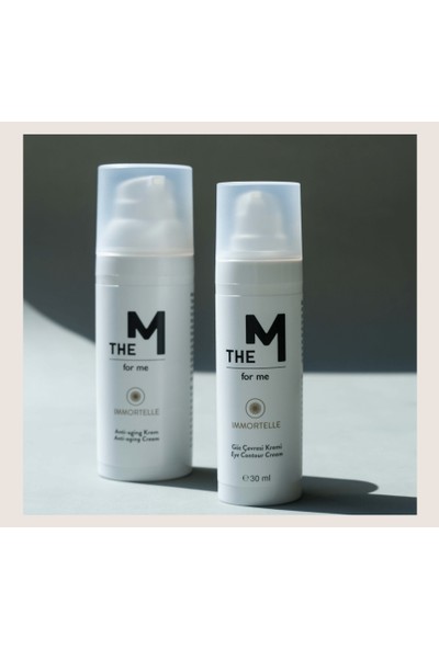 The M For Me Antiaging Bakım Kremi 50 Ml + Göz Çevresi Bakım Kremi 30 Ml