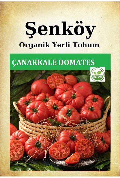 Şenköy Yerli Çanakkale Domates Tohumu Doğal Ata Tohumu Pakette 100 Tohum + Sebze Tohumu Hediyeli Şenköy Yerli Çanakkale Domates Tohumu Doğal Ata Tohumu Pakette 100 Tohum + Sebze Tohumu Hediyeli