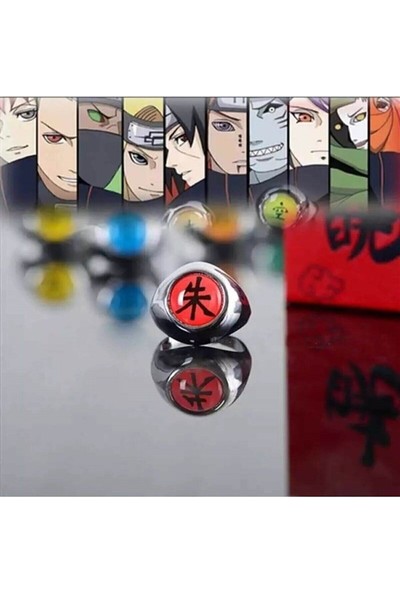 Touz Moda Touz Anime Naruto Uchiha Itachi Akatsuki Yüzük Touz Moda Touz Anime Naruto Uchiha Itachi Akatsuki Yüzük