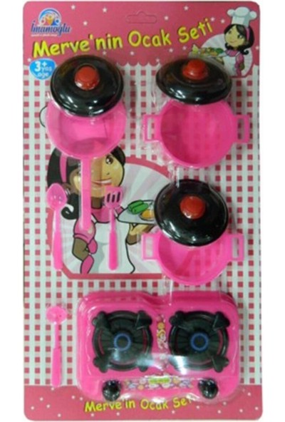 Kahraman Oyuncak Plastik Merve'nin Ocak Seti Oyuncak