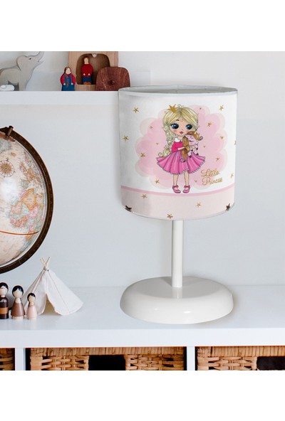 Bebişim Halı Sevimli Küçük Prenses ve Unicorn Çocuk Odası Abajur