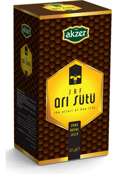 Akzer Saf Arı Sütü 20 gr