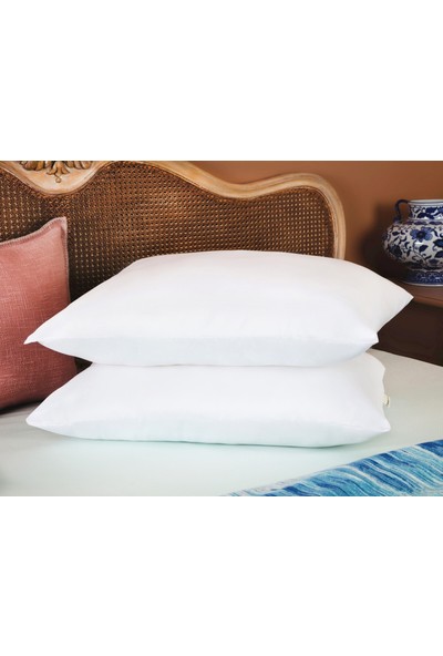 Madame Coco Arles 2'li Micro Yastık - Beyaz Madame Coco Arles 2'li Micro Yastık - Beyaz