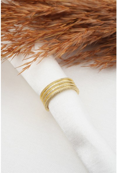 Kadın Özel Tasarım Ayarlanabilir Numarasız Zirkon Yüzük