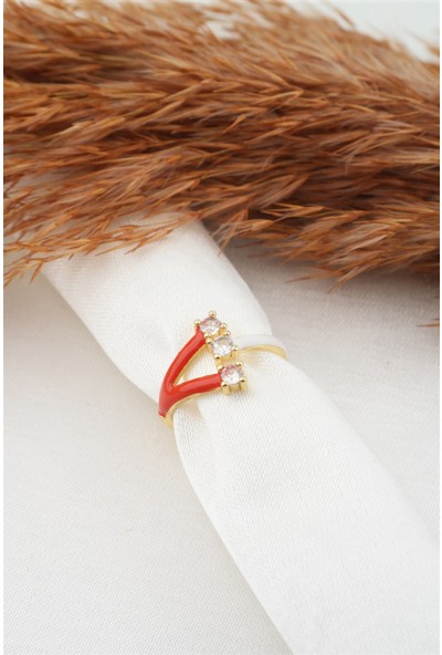 Kadın Özel Tasarım Ayarlanabilir Numarasız Mineli Zirkon Taşlı Yüzük Kadın Özel Tasarım Ayarlanabilir Numarasız Mineli Zirkon Taşlı Yüzük