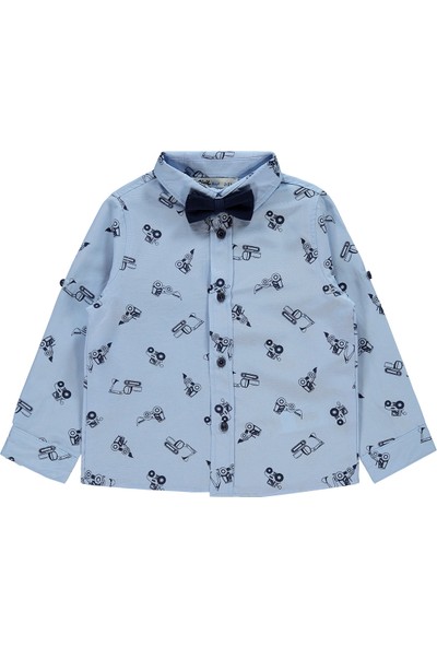 Civil Boys Erkek Çocuk Gömlek 2-5 Yaş Mavi