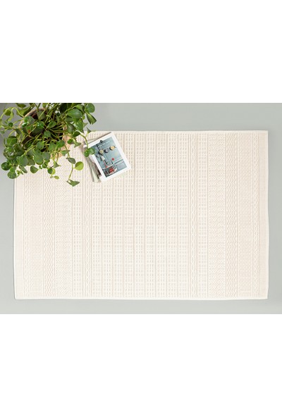English Home Thore Pamuklu Kilim 120 x 180 cm Beyaz