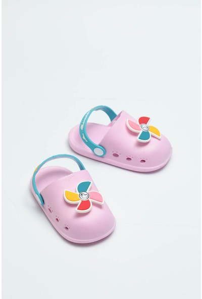 Gezer Yazlık Islak Zemin Bebe Kız Terlik