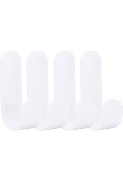 Keluofu 4 Adet Havlu Askısı Plastik Kapı Askısı Kendinden Yapışkanlı Duvar Askısı Şapka Rafları Anahtarlık Duvar Organizatör Ev Dekor Anahtarlık (Yurt Dışından)