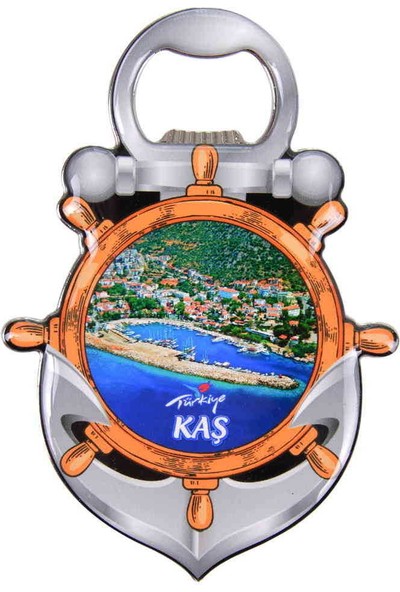 Myros Kaş Temalı Myros Metal Çapa Açacak Magnet 105X72 mm 2 Nolu Tasarım Myros Kaş Temalı Myros Metal Çapa Açacak Magnet 105X72 mm 2 Nolu Tasarım