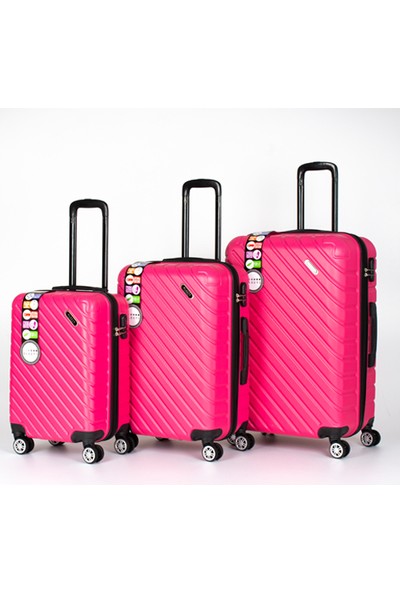 Oleets Kırılmaz Paralel Model 3'lü Set Valiz Oleets Kırılmaz Paralel Model 3'lü Set Valiz