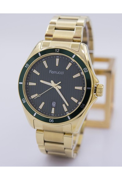 Ferrucci LK13053.03 Takvim 3ATM Su Geçirmez Çelik Kordon Erkek Kol Saati Ferrucci LK13053.03 Takvim 3ATM Su Geçirmez Çelik Kordon Erkek Kol Saati
