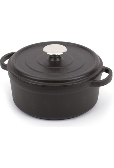 Giorsi Sprıng Döküm Tencere Siyah 24 cm