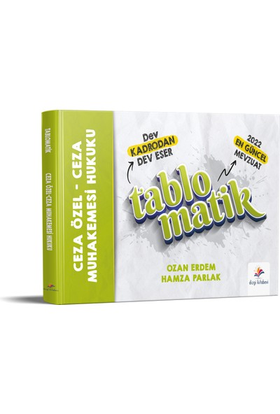 Dizgi Kitap Tablomatik Ceza Özel - Ceza Muhakemesi Hukuku 2022 Dizgi Kitap Tablomatik Ceza Özel - Ceza Muhakemesi Hukuku 2022