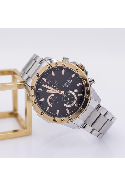 Ferrucci LK12657.05 Fonksiyonu Aktif 3ATM Su Geçirmez Çelik Kordon Erkek Kol Saati Ferrucci LK12657.05 Fonksiyonu Aktif 3ATM Su Geçirmez Çelik Kordon Erkek Kol Saati