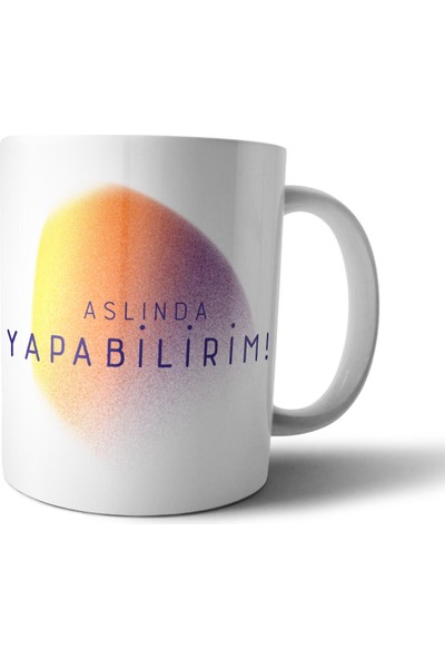 Pixxa Aslında... Yapabilirim! - Motivasyon Kupa Bardak Model 1 Pixxa Aslında... Yapabilirim! - Motivasyon Kupa Bardak Model 1