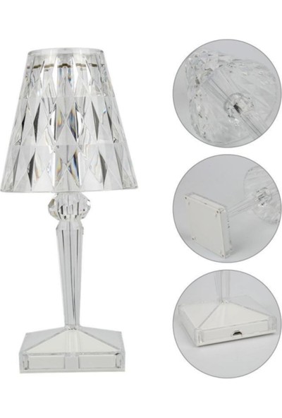 Kandela Kristal LED Masa Lambası 5 Watt AKT25 Kandela Kristal LED Masa Lambası 5 Watt AKT25