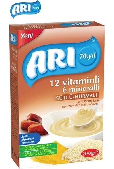 Arı Mama Sütlü Hurmalı 200 Gr
