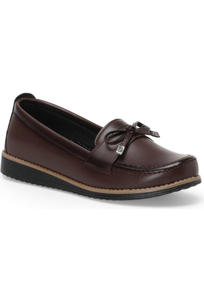 162275.Z2PR Bordo Kadın Loafer