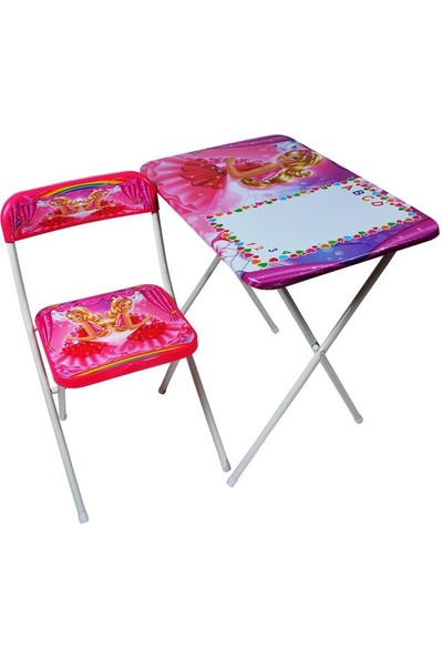 Tekno İstanbul BRN-0810 Ders Çalışma Masası Pembe Kız