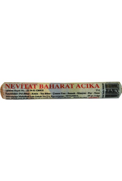 Lokmanavm Acıka Kahvaltılık Fişek Poy Baharat Karışımı 40-45 gr Paket Lokmanavm Acıka Kahvaltılık Fişek Poy Baharat Karışımı 40-45 gr Paket
