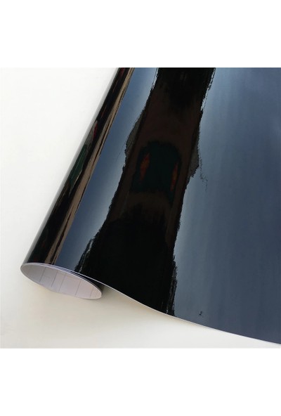 Esemiz Piano Black Siyah Hava Kanallı Parlak Koruma Jelatinli Folyo 152 Cm x 50 Cm