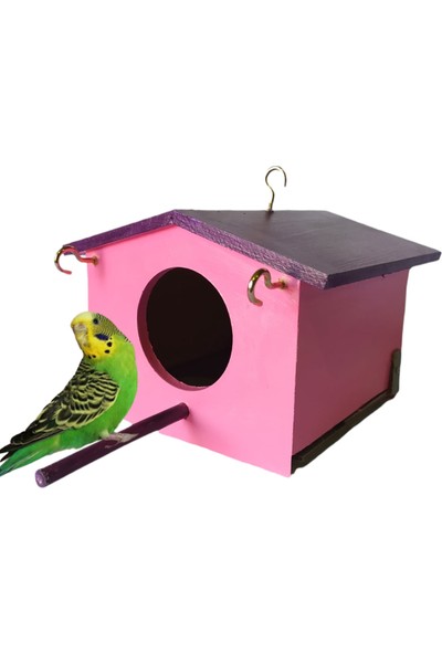 Ncy Home Ahşap Muhabbet Kuşu Yuvalığı Folluk Boyalı Vernikli 15 x 15 x 12 cm Ncy Home Ahşap Muhabbet Kuşu Yuvalığı Folluk Boyalı Vernikli 15 x 15 x 12 cm