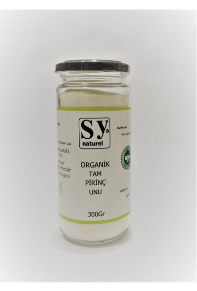 Sy Naturel Organik Tam Pirinç Unu 300GR