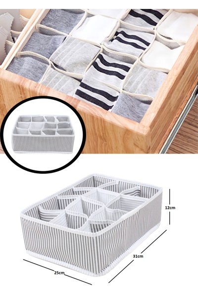 Esti 12 Bölmeli Çekmece Içi Düzenleyici